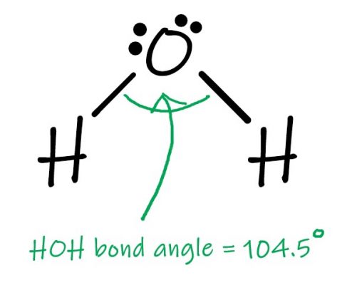 water bond angle | Dr. M. Chemistry Tutor